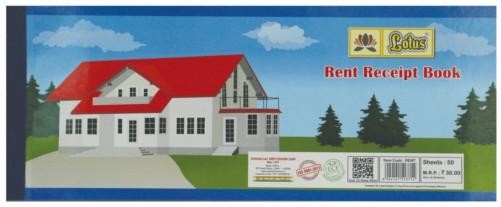 LOTUS RENT RECEIPT BOOK